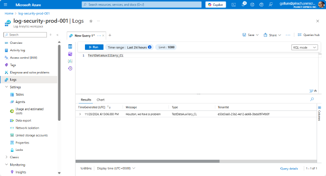 Auxiliary Logs in Azure Log Analytics · sekureco42