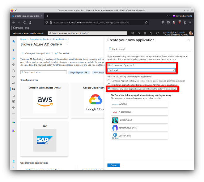 Nextcloud SSO with Azure Active Directory (AAD) · sekureco42