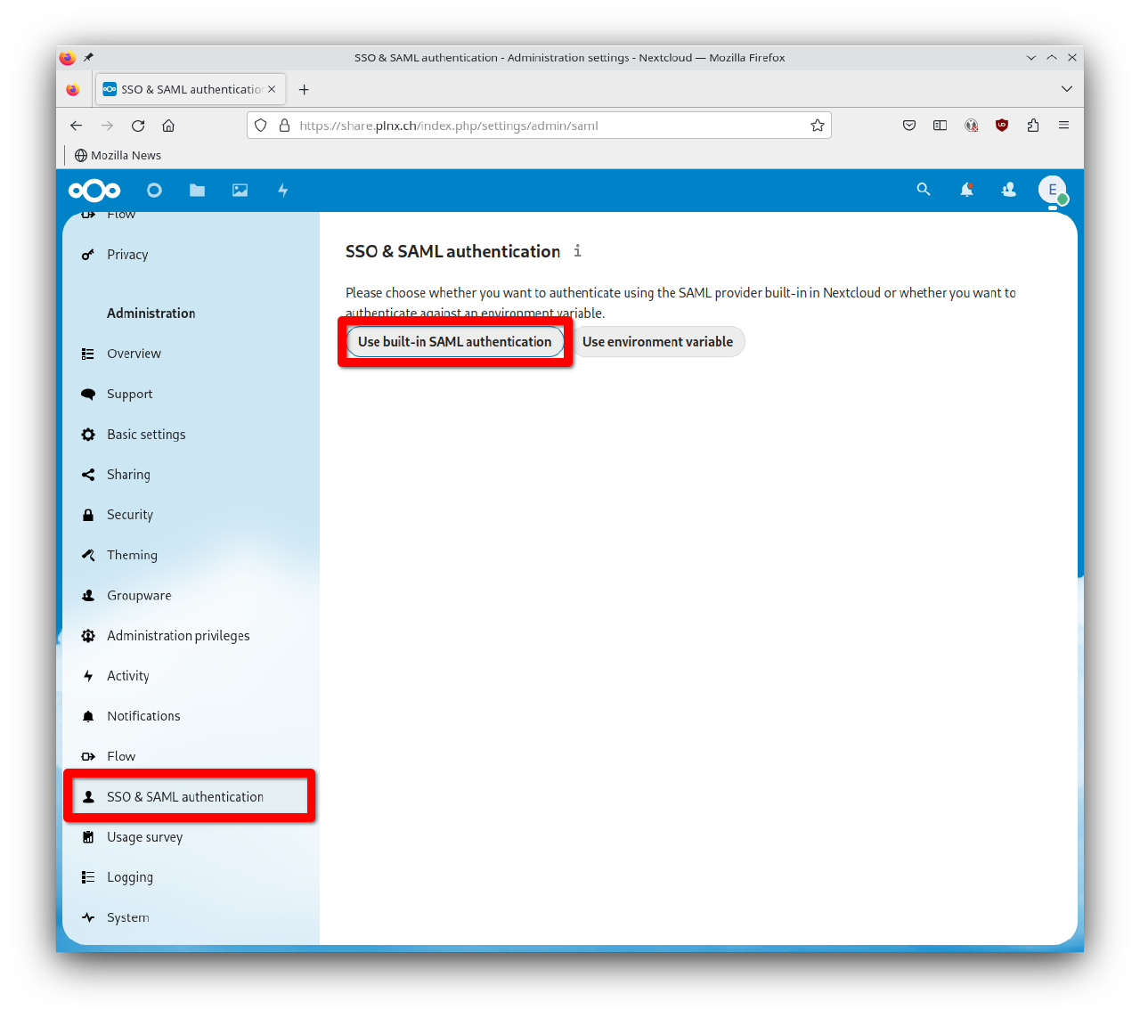 Nextcloud SSO with Azure Active Directory (AAD) · sekureco42